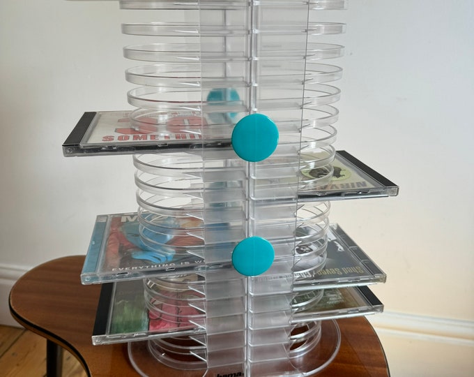 Retro Hama CD Tower Storage Rack Holder for 40 Cds - Etsy