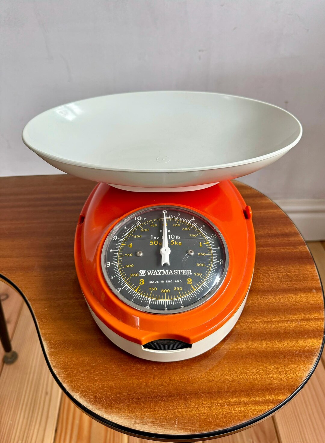 Vintage Waymaster Orange & White Plastic Kitchen Scale 1970's - Etsy
