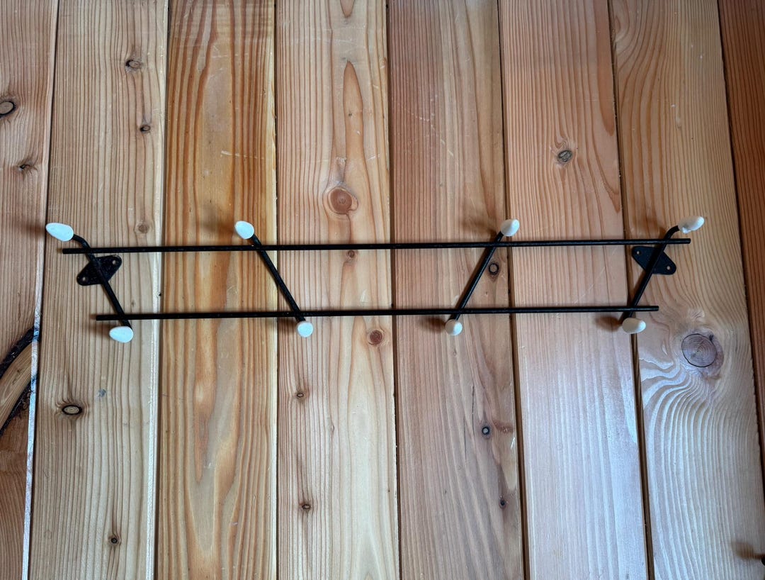 Large Vintage Atomic Coat Hook 8 Pegs Mid Century - Etsy UK