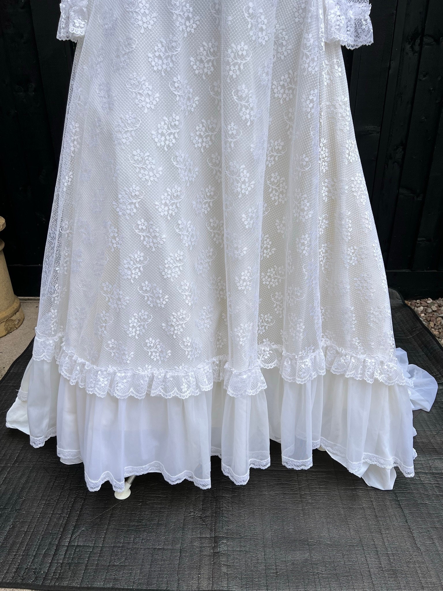 1960s Joan Barrie Polly of Piccadilly Wedding Dress With Vail - Etsy