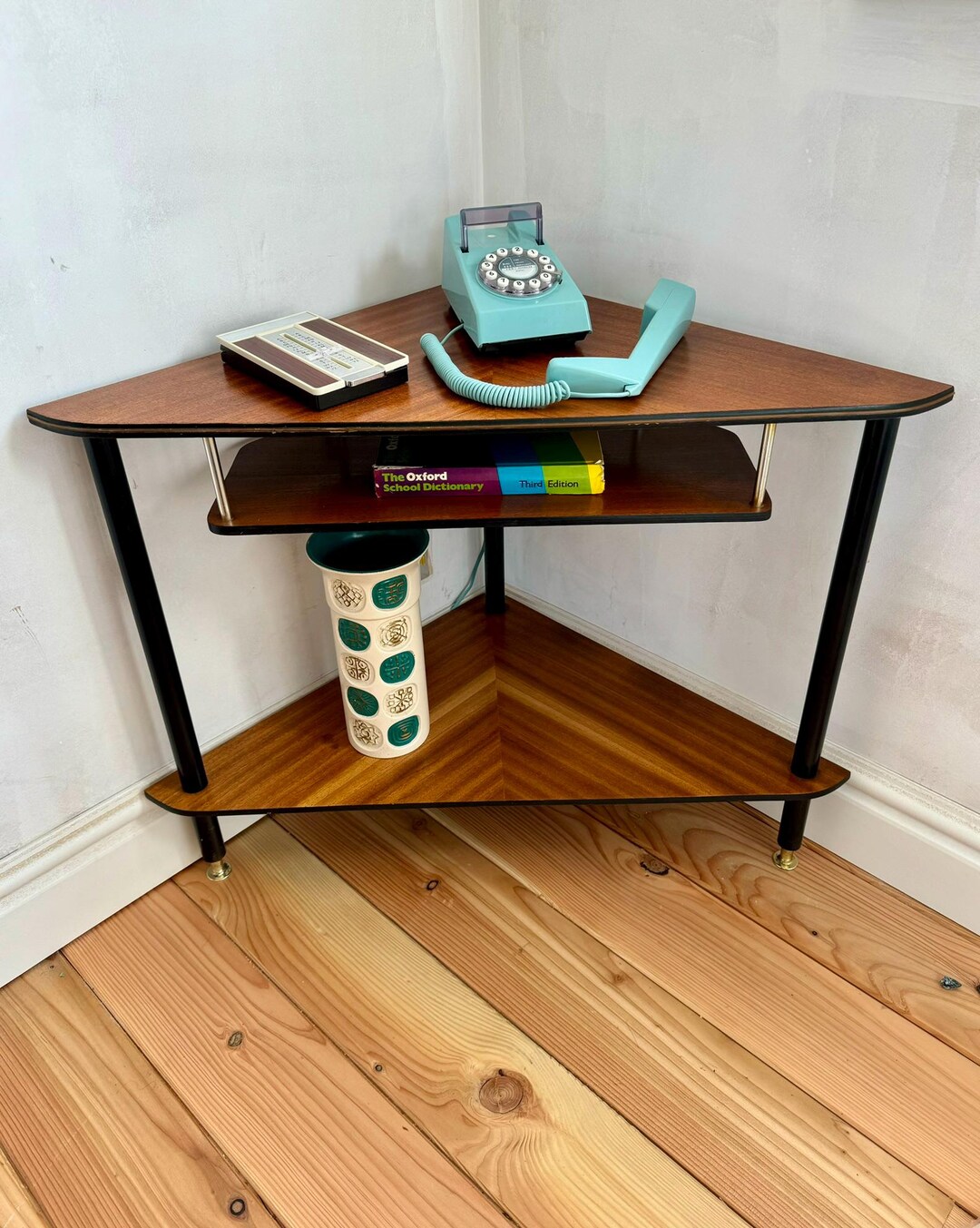 Vintage 1960s Tripod Corner Console Table Mid Century - Etsy UK