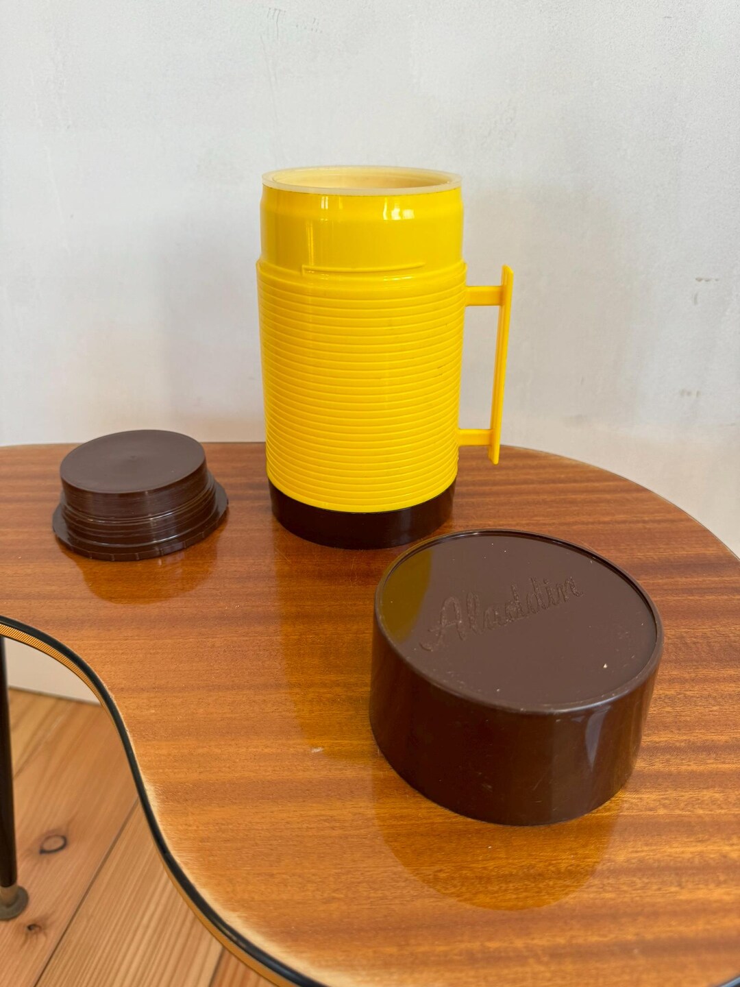 Vintage Aladdin Wide Mouth Super Food Flask 0.5 Litre Capacity Yellow ...