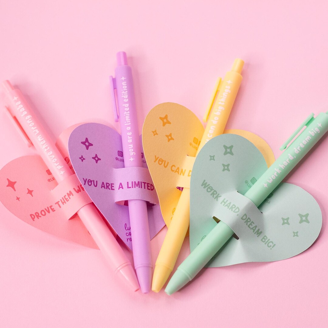 Pack Cute Pens, Planner Accessories, Stationery Lovers, Motivational ...