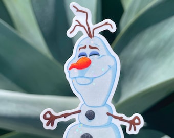 Olaf Vinyl Decal - Etsy