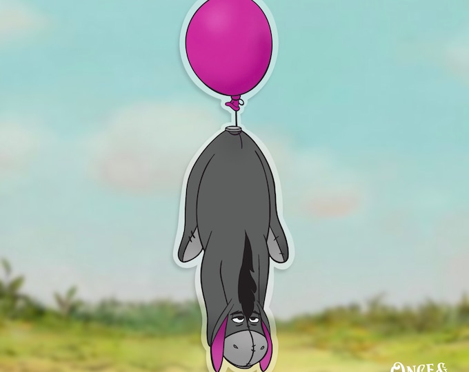 Eeyore Sticker Winnie the Pooh | Hand-drawn Disney Vinyl Decal ...