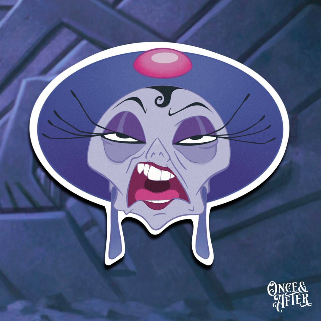 Yzma Sticker Emperors New Groove Purple Vinyl Waterproof Decal Disney ...