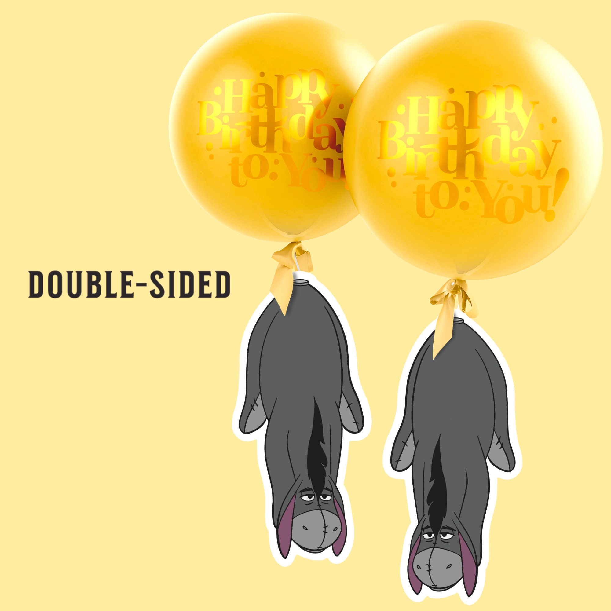Eeyore Balloon Decoration Download Winnie the Pooh - Etsy