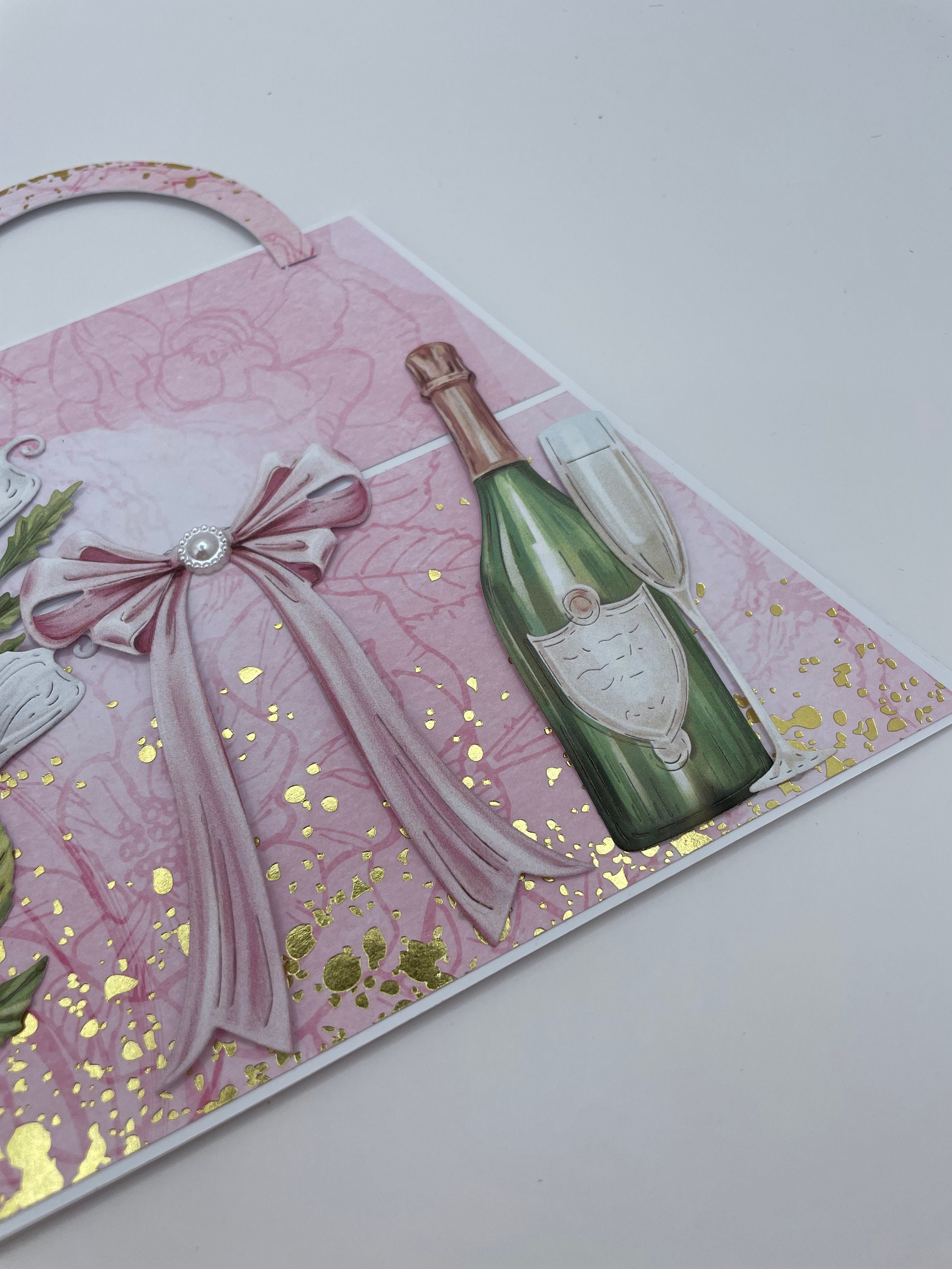 Ladies Handbag Birthday Card, Any Age Card, Handbag Shaped Card, Love ...