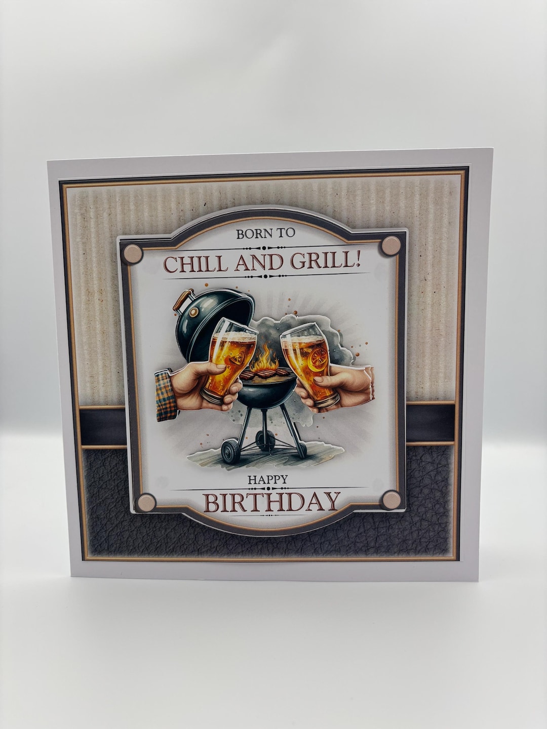 BBQ Birthday Card ,bar B Que Birthday Card, Birthday Beer Bbq Card, Bbq ...
