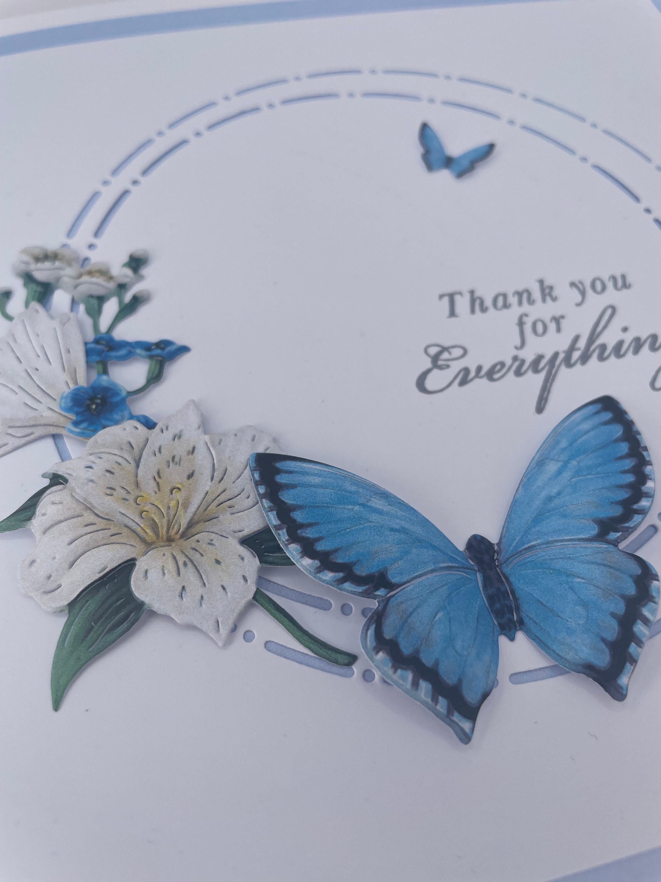 Thank You Card Thank You for Everything Card Operation - Etsy