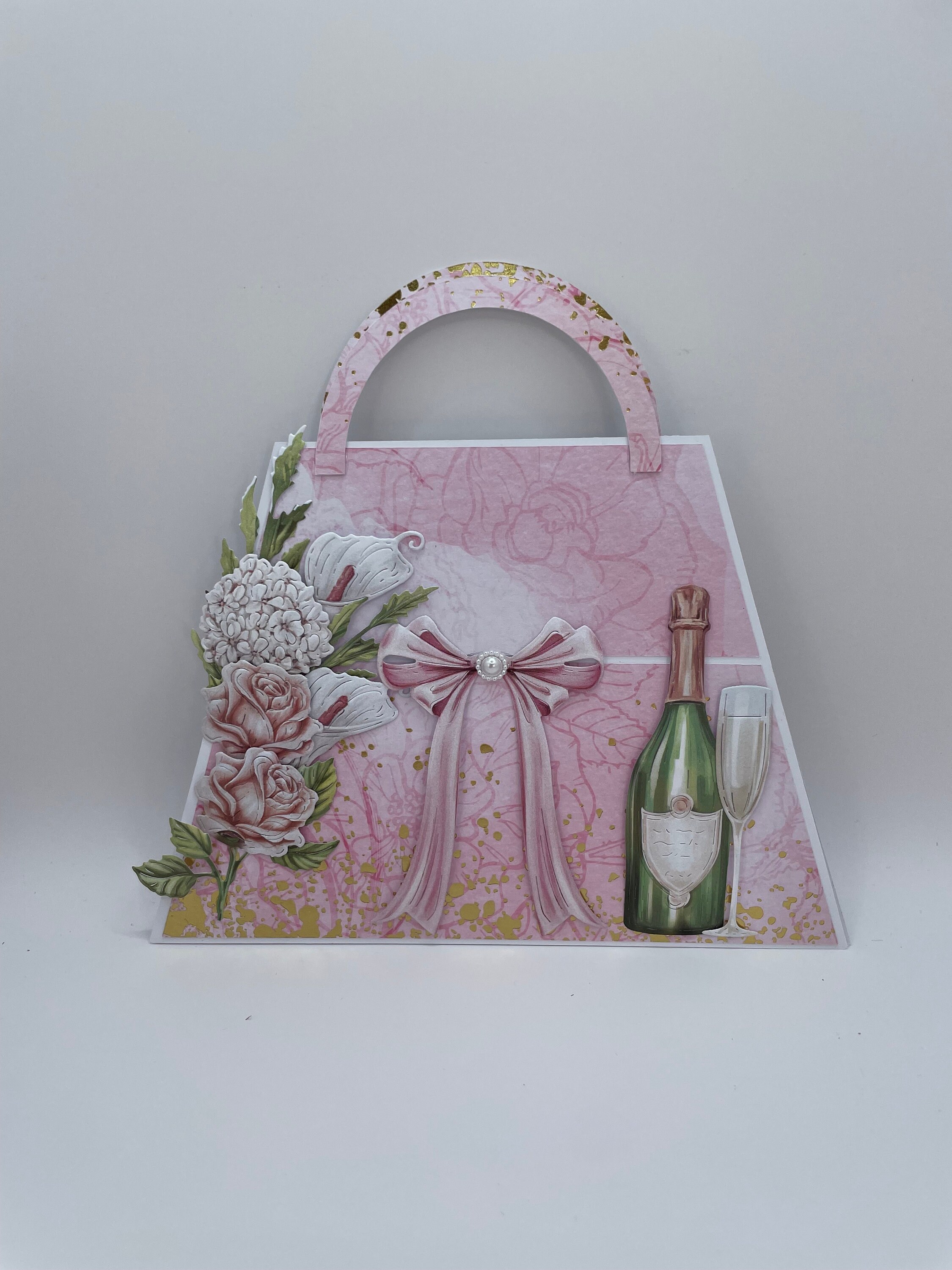 Ladies Handbag Birthday Card, Any Age Card, Handbag Shaped Card, Love ...