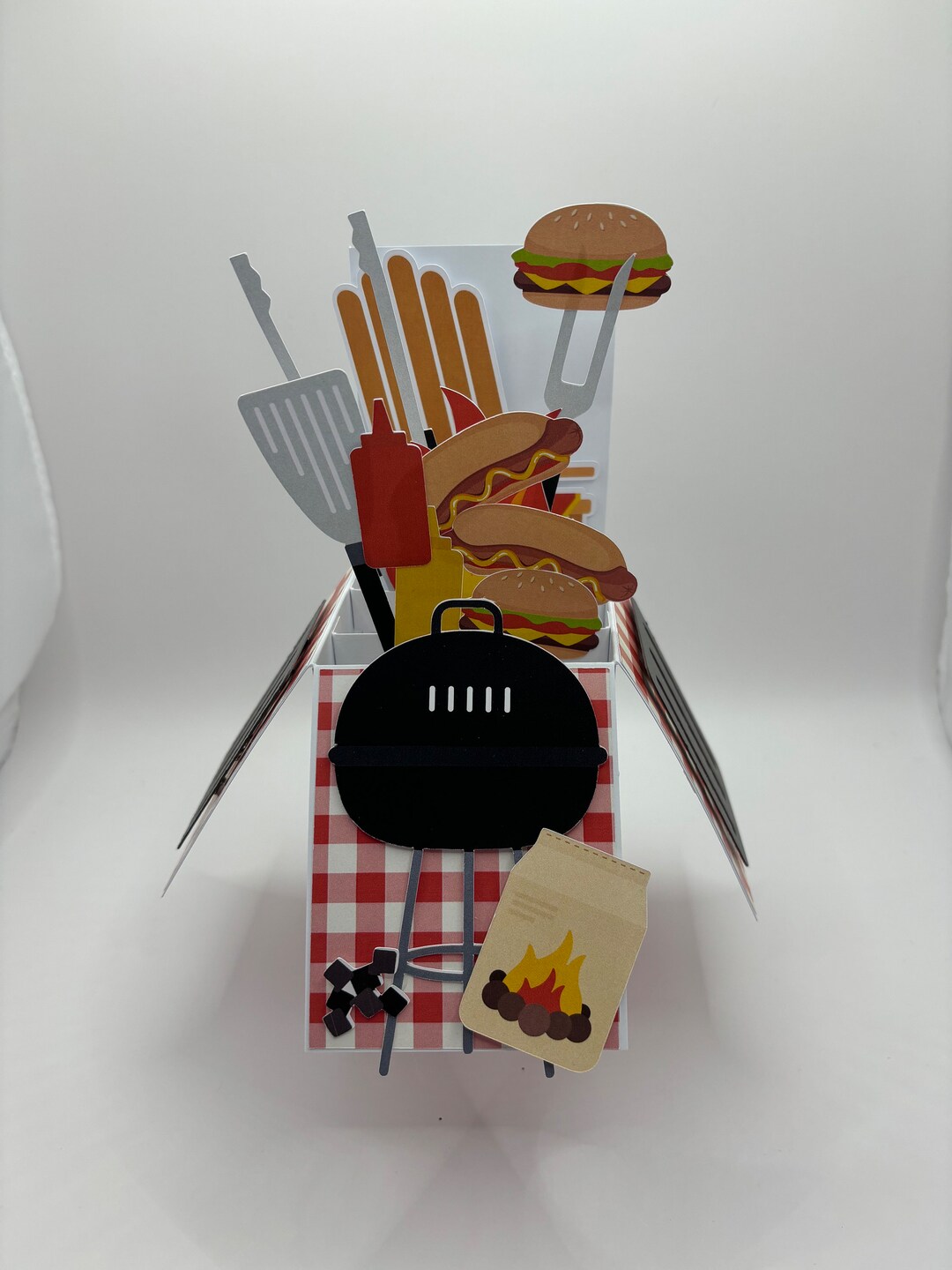 BBQ Birthday Card ,bar B Que Birthday Card, Father’s Day Pop up Bbq ...