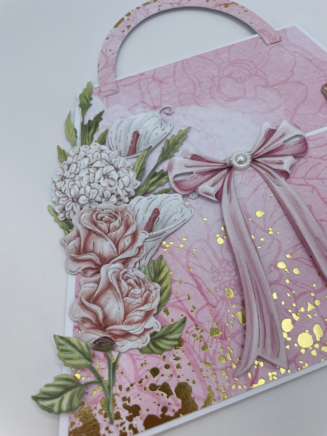 Ladies Handbag Birthday Card, Any Age Card, Handbag Shaped Card, Love ...