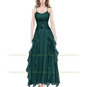 Green Wizard Fairy Goddess Prom Dress - Etsy