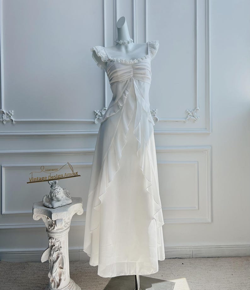 Handmade Ivory Wedding Reception Dress - Etsy New Zealand