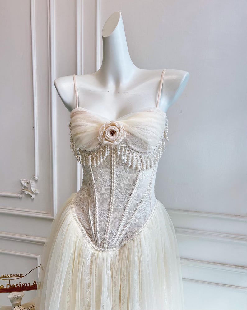 Handmade Tulle Corset Dress - Etsy