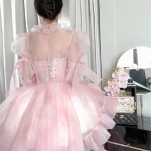 My Dream Pink Princess Puff Dress - Etsy Australia
