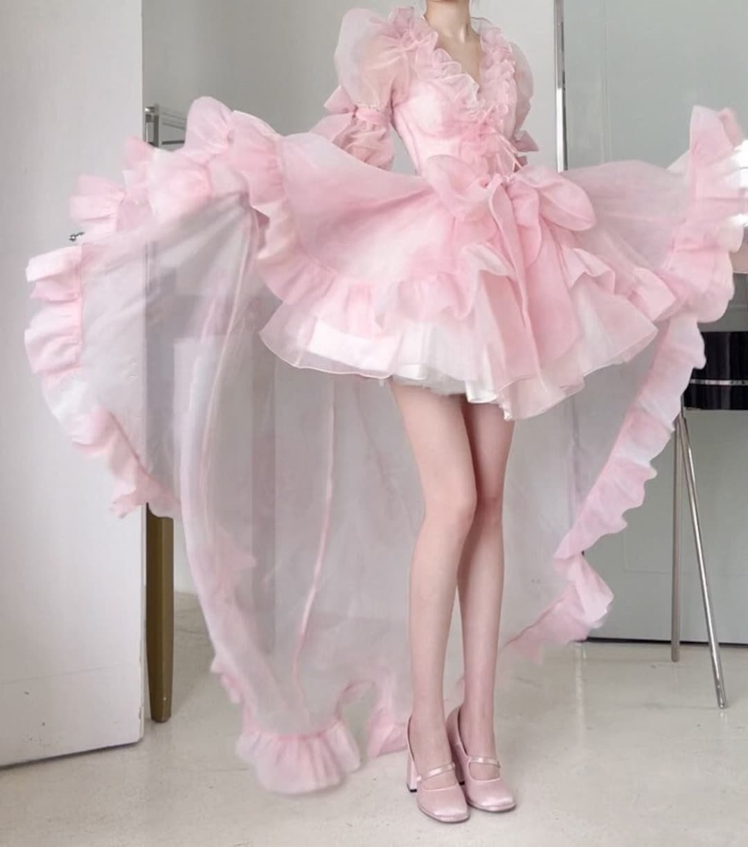 My Dream Pink Princess Puff Dress - Etsy Australia