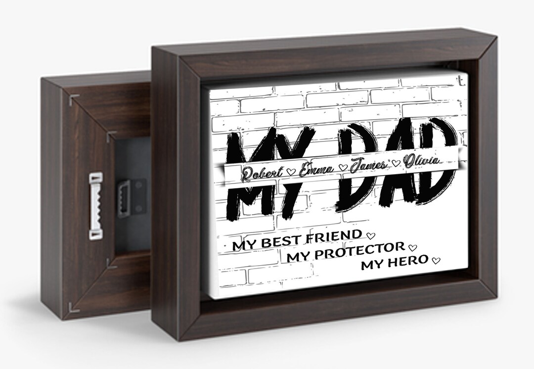 My Dad Sign With Kids Names, Fathers Day Gift, Personalized Gift for ...