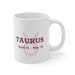Taurus Cartoon Zodiac Sign Taurus Coffee Mug Taurus Cup - Etsy
