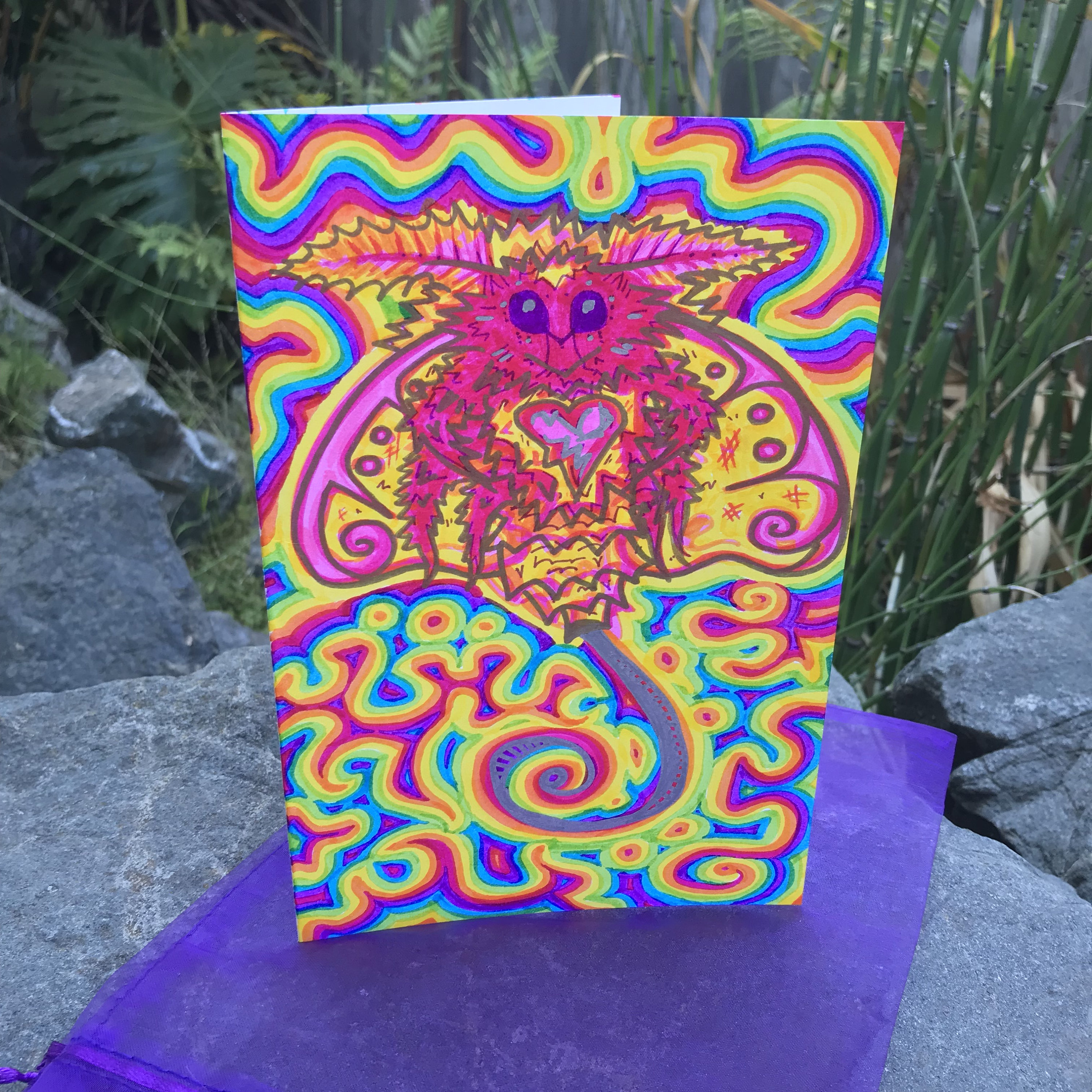 Trippy Moth Drawing - Etsy