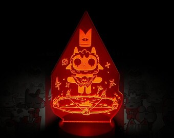 Cult of the Lamb LED Acrylic Light - Etsy