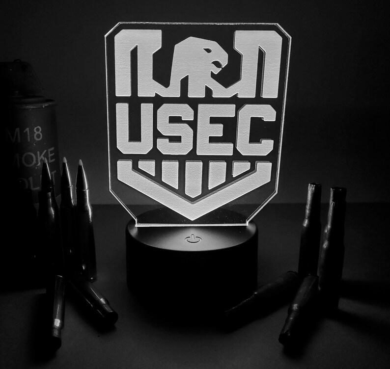 Escape From Tarkov USEC And/or BEAR Acrylic Desk Light - Etsy