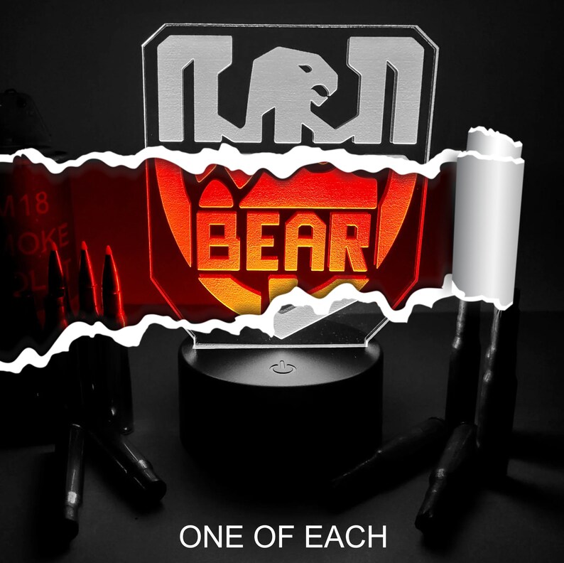 Escape From Tarkov USEC And/or BEAR Acrylic Desk Light - Etsy