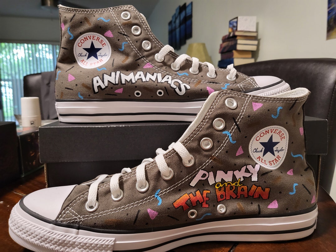 CUSTOM Painted Converse - High Tops - Etsy