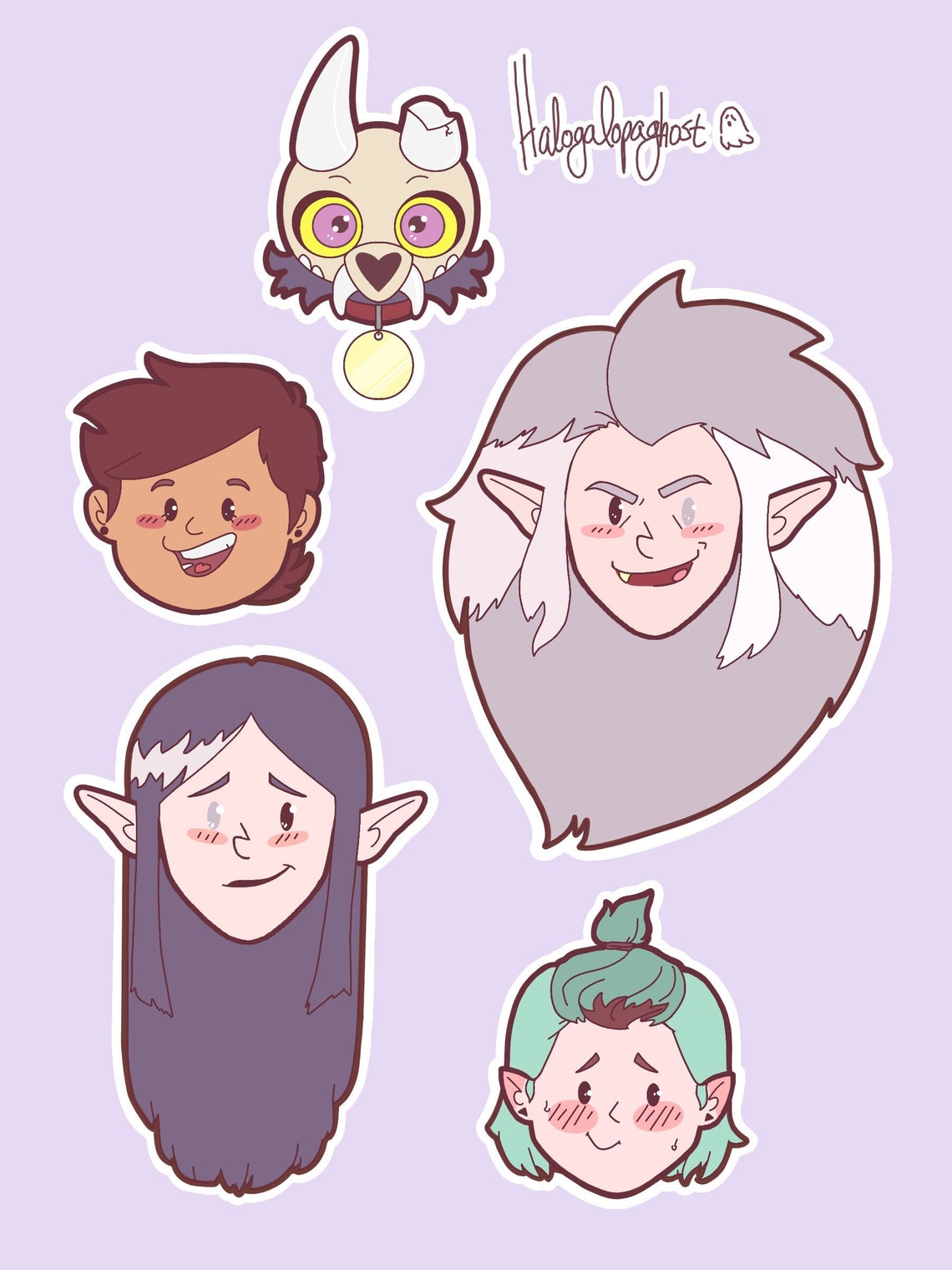 The Owl House Characters Sticker Sheet - Etsy