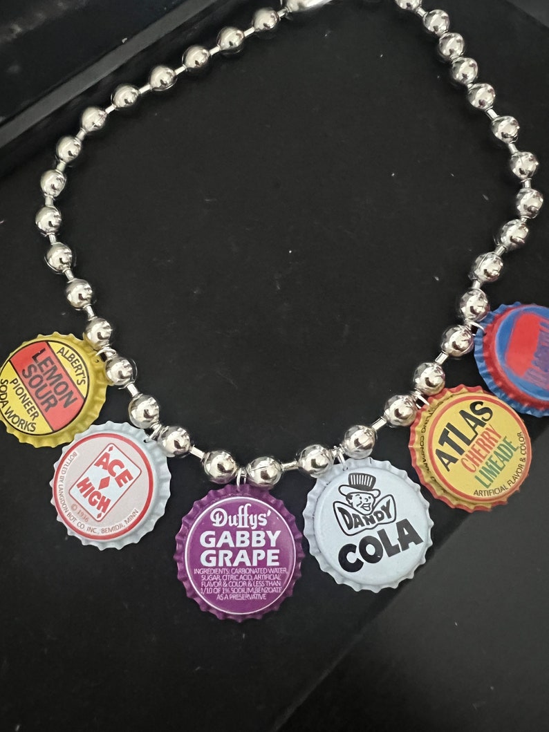 Bottle Cap Necklace - Etsy