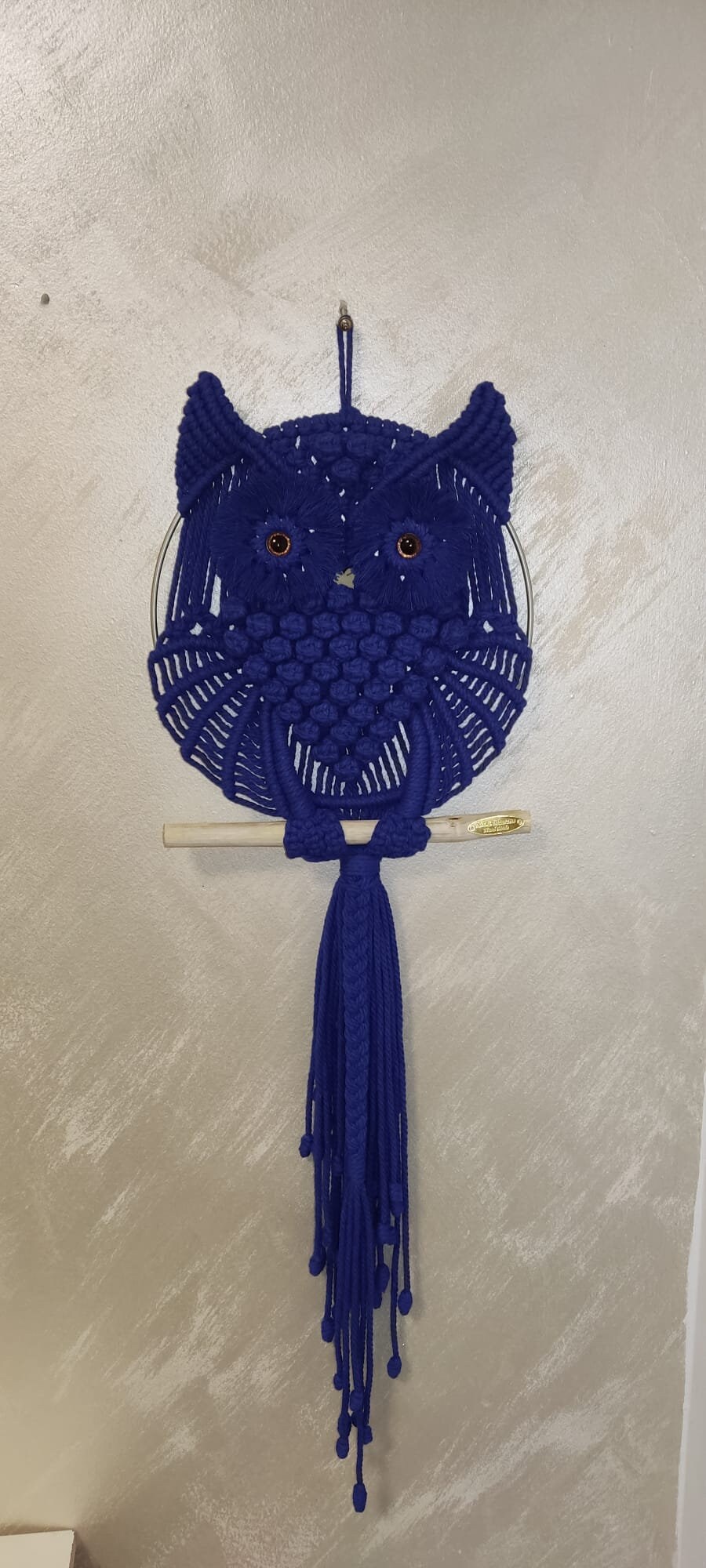 Big Macrame Owl Decoration - Etsy