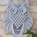 Big Macrame Owl Decoration - Etsy