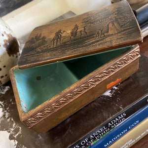 Classic Vintage Borghese Chalk Ware Lidded Box Unique Gift Decor - Etsy