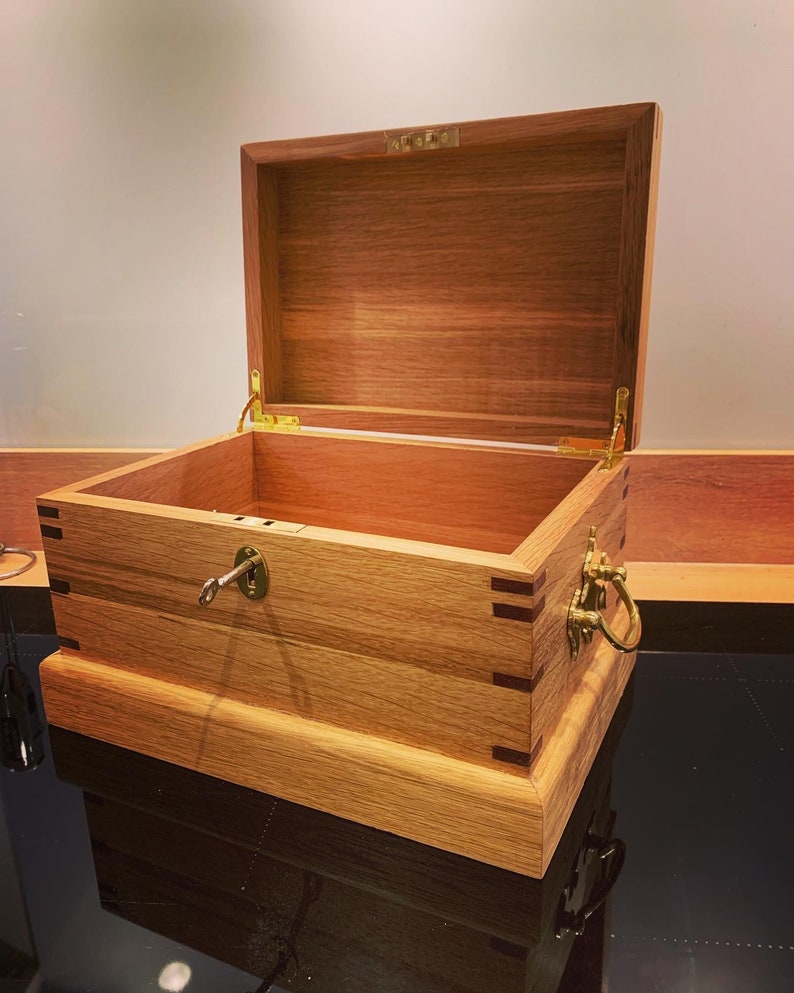Oak Box With Secret Drawer- Made to Order - Message Me BEFORE PLACING ...