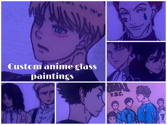 Anime Glass Paintings - Etsy