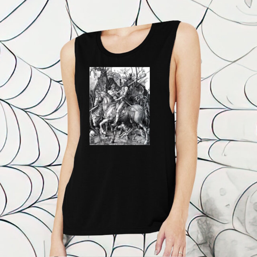 Knight, Death and the Devil Muscle Tank Top Albrecht Durer - Etsy