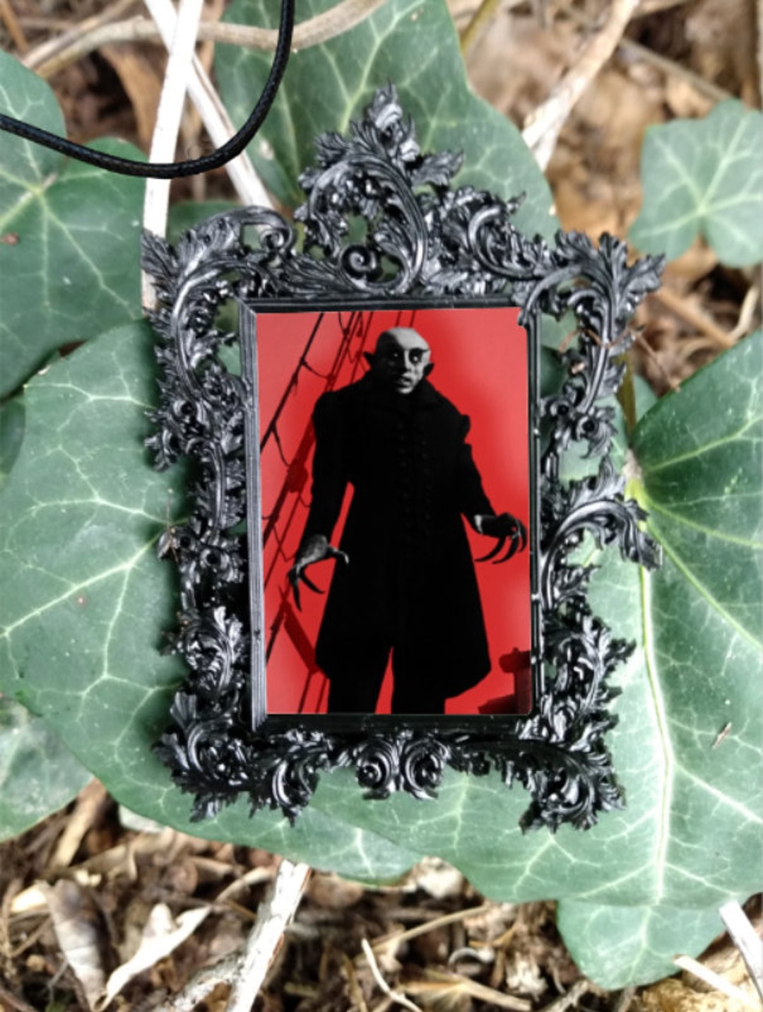 Nosferatu Pendant Vampire Necklace Vintage Horror Movie Jewelry Dracula ...
