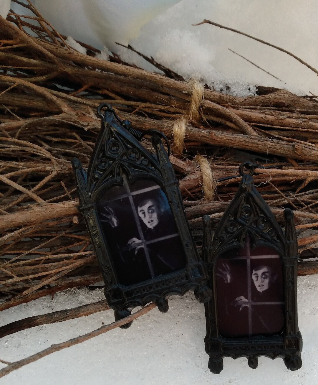 Nosferatu Gothic Vampire Earrings: Spooky and Stylish Halloween Jewelry ...