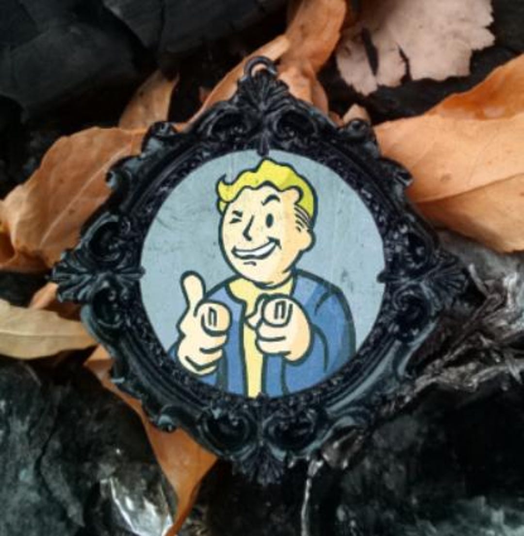 Vault Boy Fallout Ornament Gamer Decor Fallout Earrings Vaultboy ...