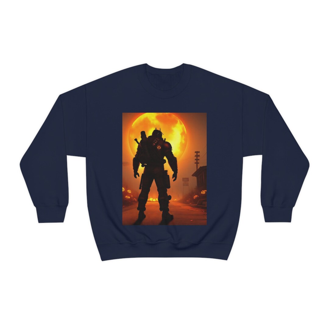 Fallout Apocalypse Dystopian Plus Sized Action Sweatshirt - Etsy