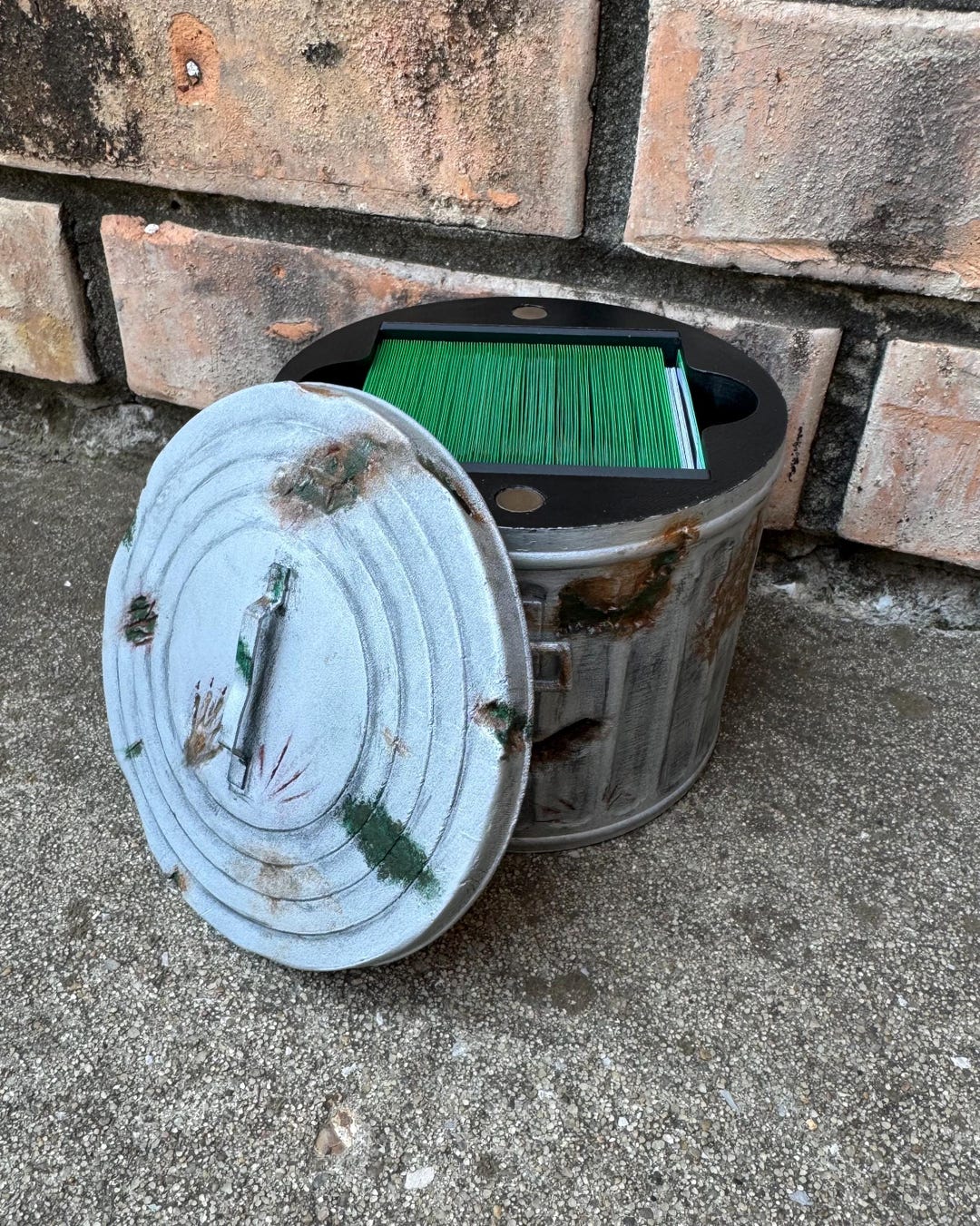 Trash Can Card Box - Etsy