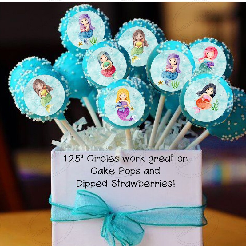 Mermaid Cake Pops - Etsy