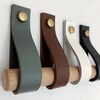 Leather Wall Strap ,leather Strap Hanger, Leather Wall Hook, Leather ...