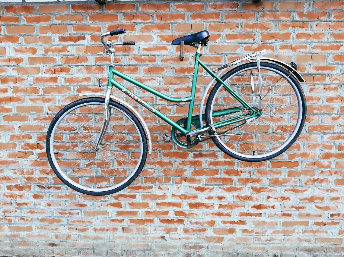 Walnut Bike Rack Minimal Bicycle Bike Wall Hanger Mount - Etsy