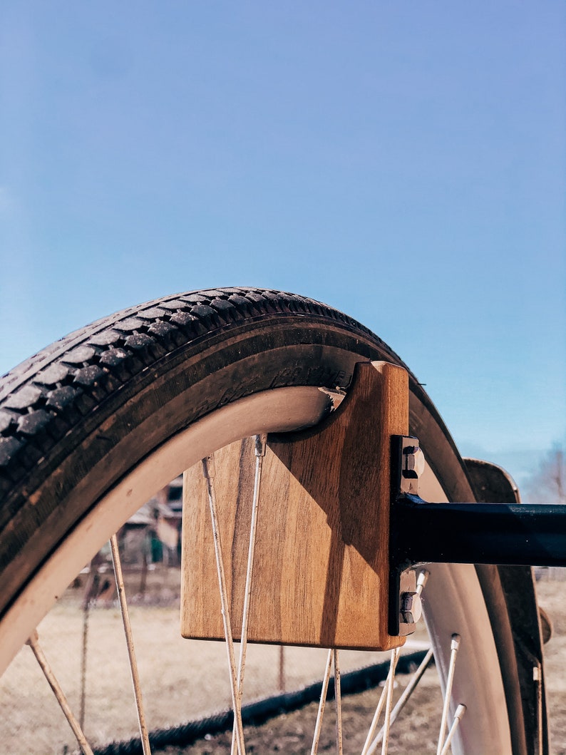 Walnut Bike Rack Minimal Bicycle Bike Wall Hanger Mount Etsy