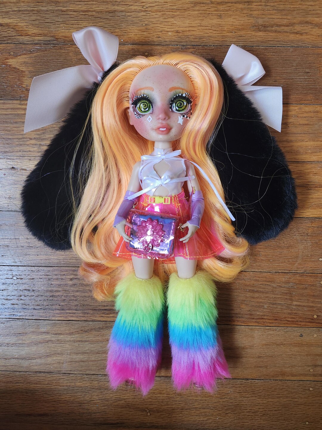 Rainbow High Rave Girl Doll, Gen 1 Poppy Rowan Doll Fully Customized - Etsy