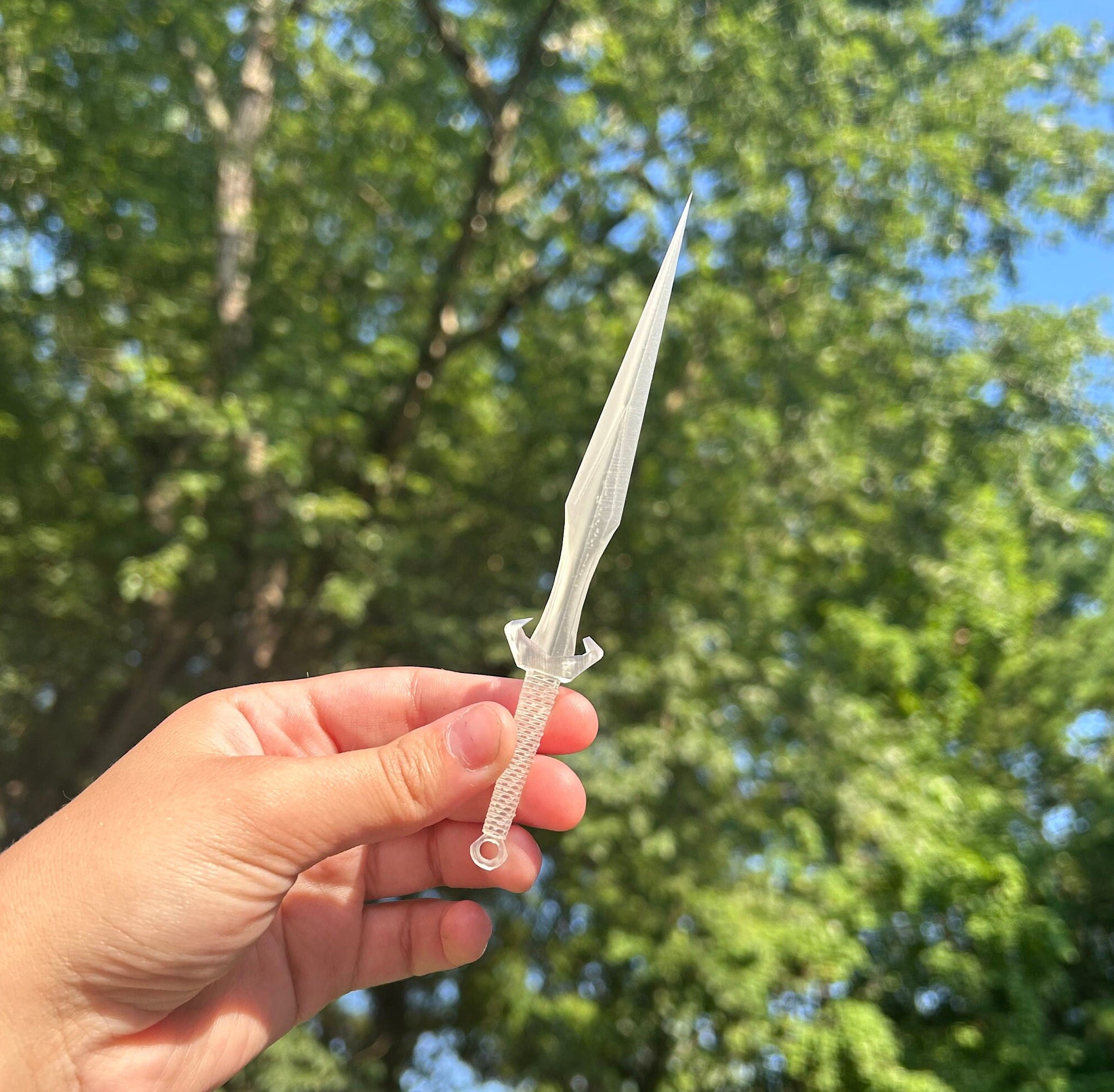 Mini Resin 3D Sword Fantasy Medieval Model Weapon Replica Sword Cosplay ...