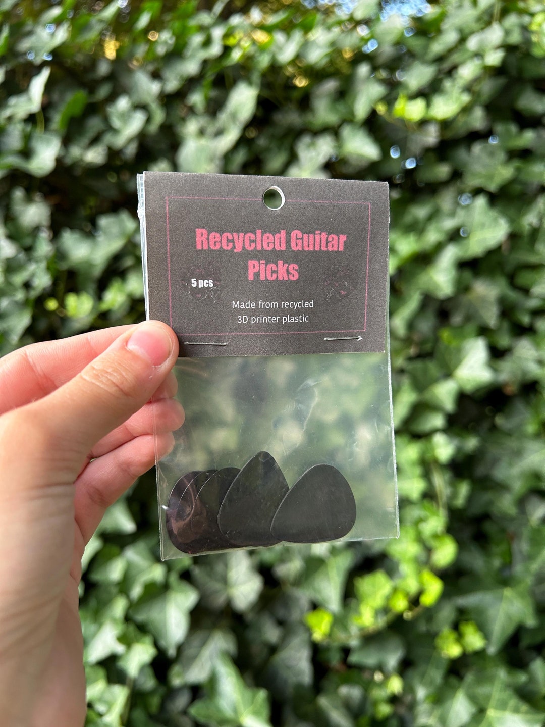 Recycled Guitar Picks Made From 3D Printer Plastic Reused Material PLA ...