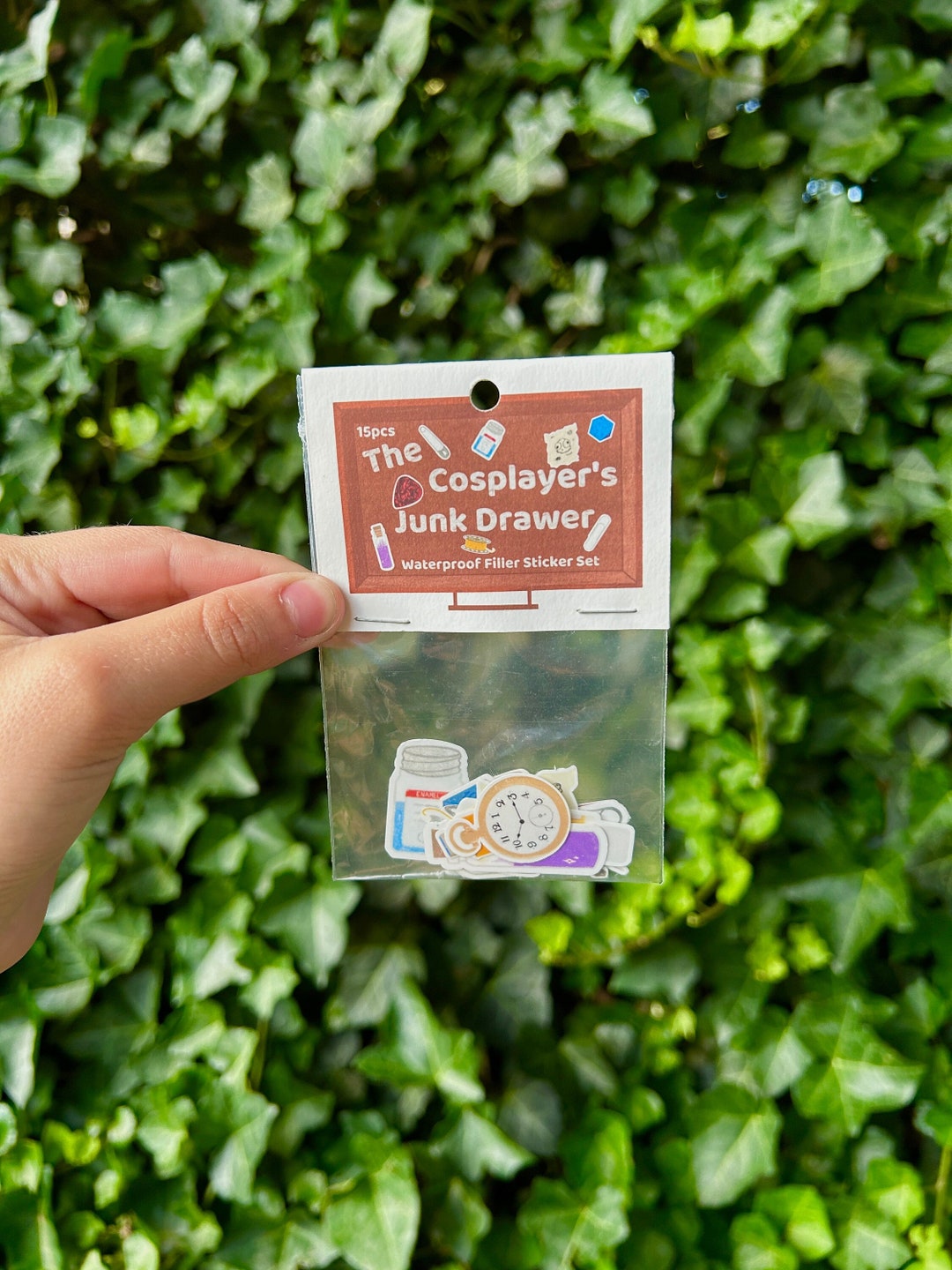 Cosplayer's Junk Drawer Water Proof Filler Sticker Pack Waterproof ...